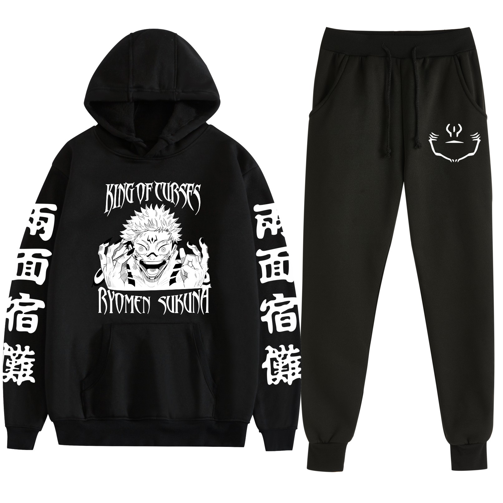 Duoxingbao Cross-border new Japanese Jujutsu Kaisen anime hoodie set ...