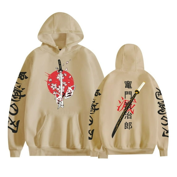 Duoxingbao Foreign trade anime Demon Slayer casual hooded sweatshirt ...