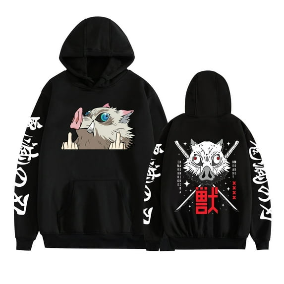 Duoxingbao Foreign trade anime Demon Slayer casual hooded sweatshirt ...