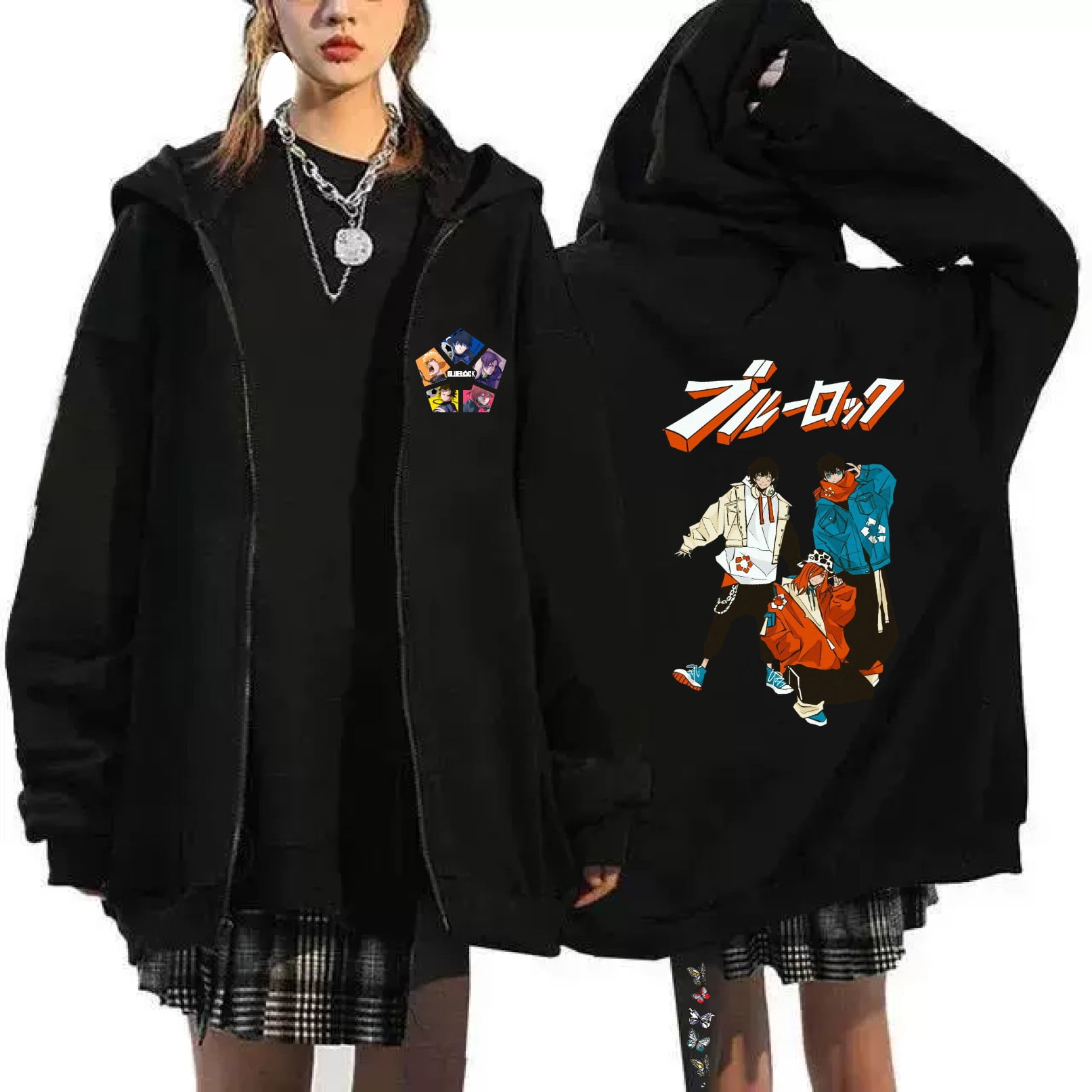 Duoxingbao Haikyuu Haikyuu Zipper Sweatshirt Pure Cotton Breathable ...