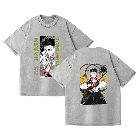 Duoxingbao Hot Selling Demon Slayer Cotton T-Shirt New Distressed Anime ...