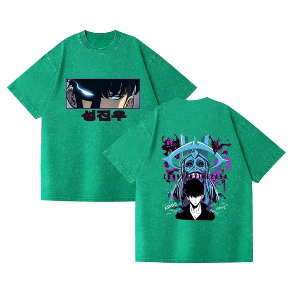 Duoxingbao Hot Selling Solo Leveling Cotton T-Shirt New Distressed ...