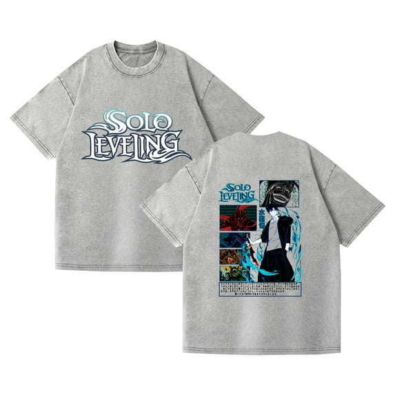 Duoxingbao Hot Selling Solo Leveling Cotton T-Shirt New Distressed ...