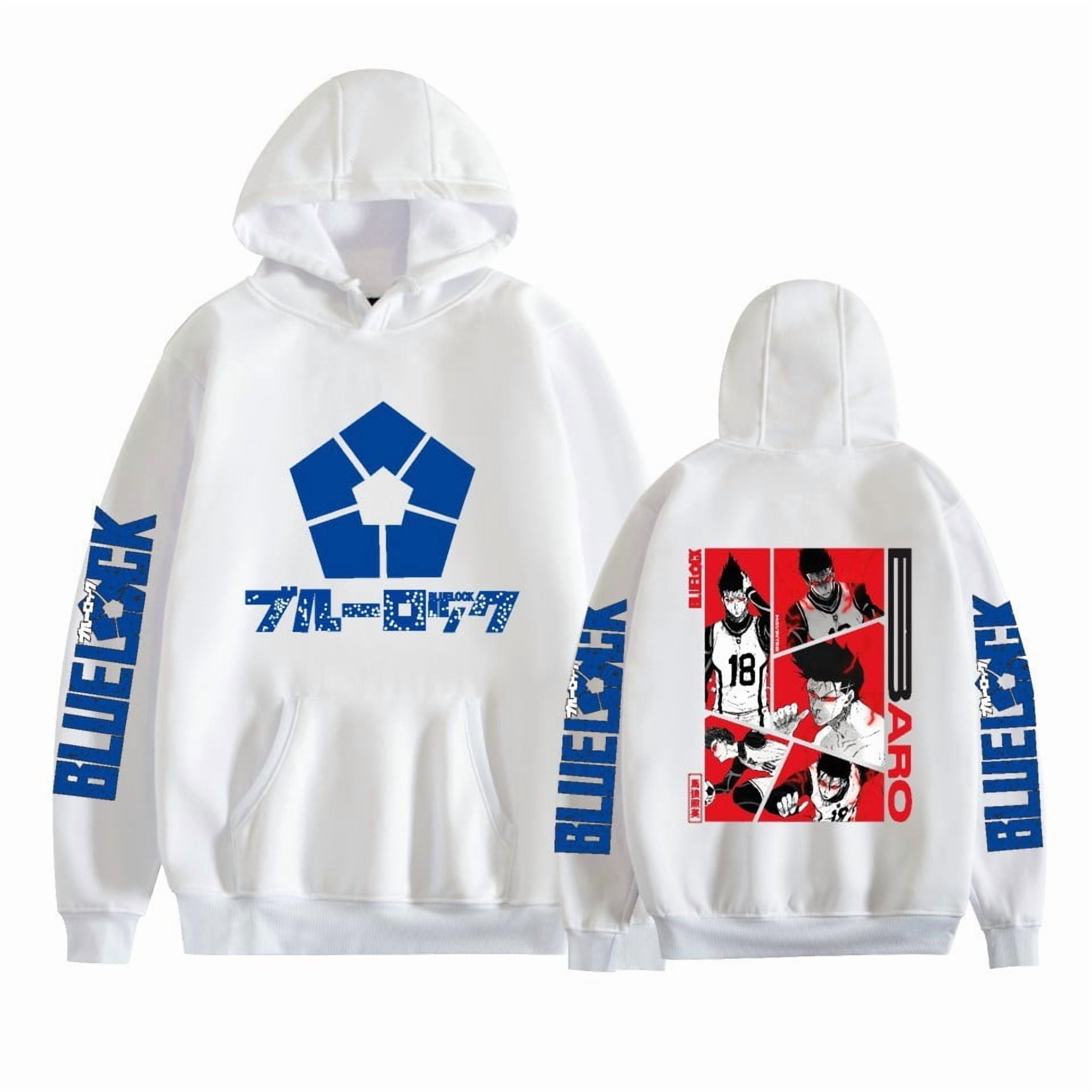 Duoxingbao Japanese anime BLUE LOCK blue prison hoodie long-sleeved ...