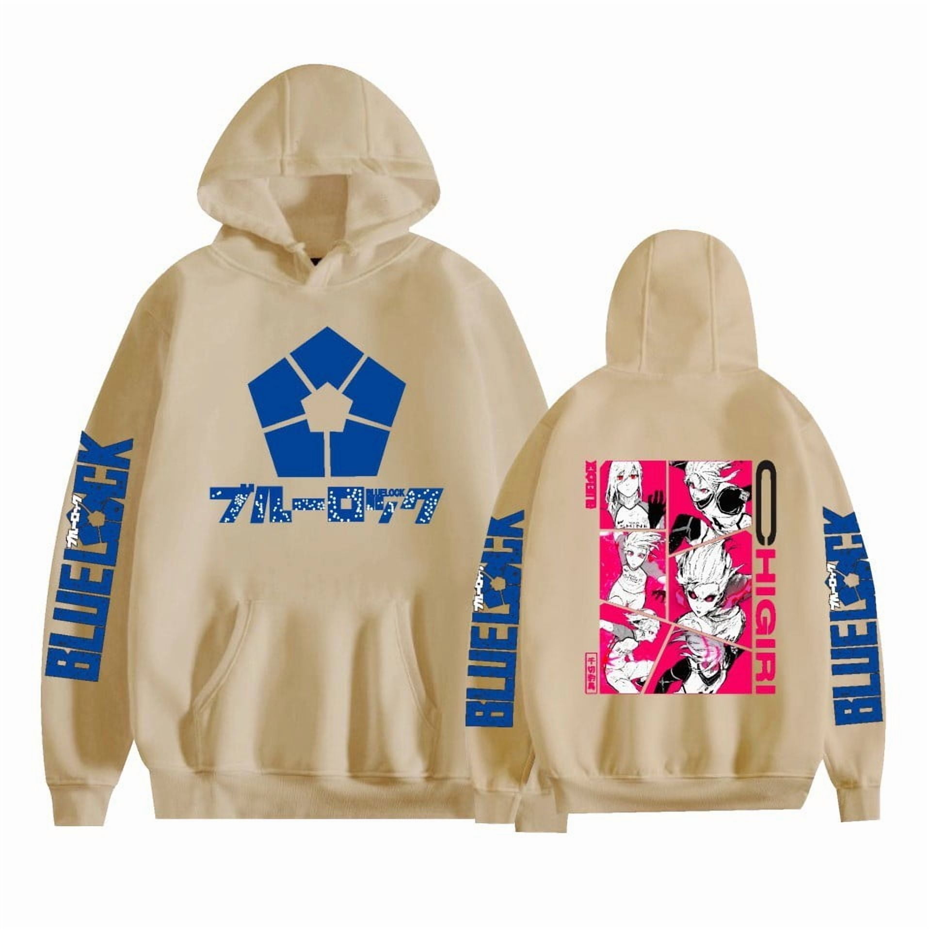 Duoxingbao Japanese anime BLUE LOCK blue prison hoodie long-sleeved ...