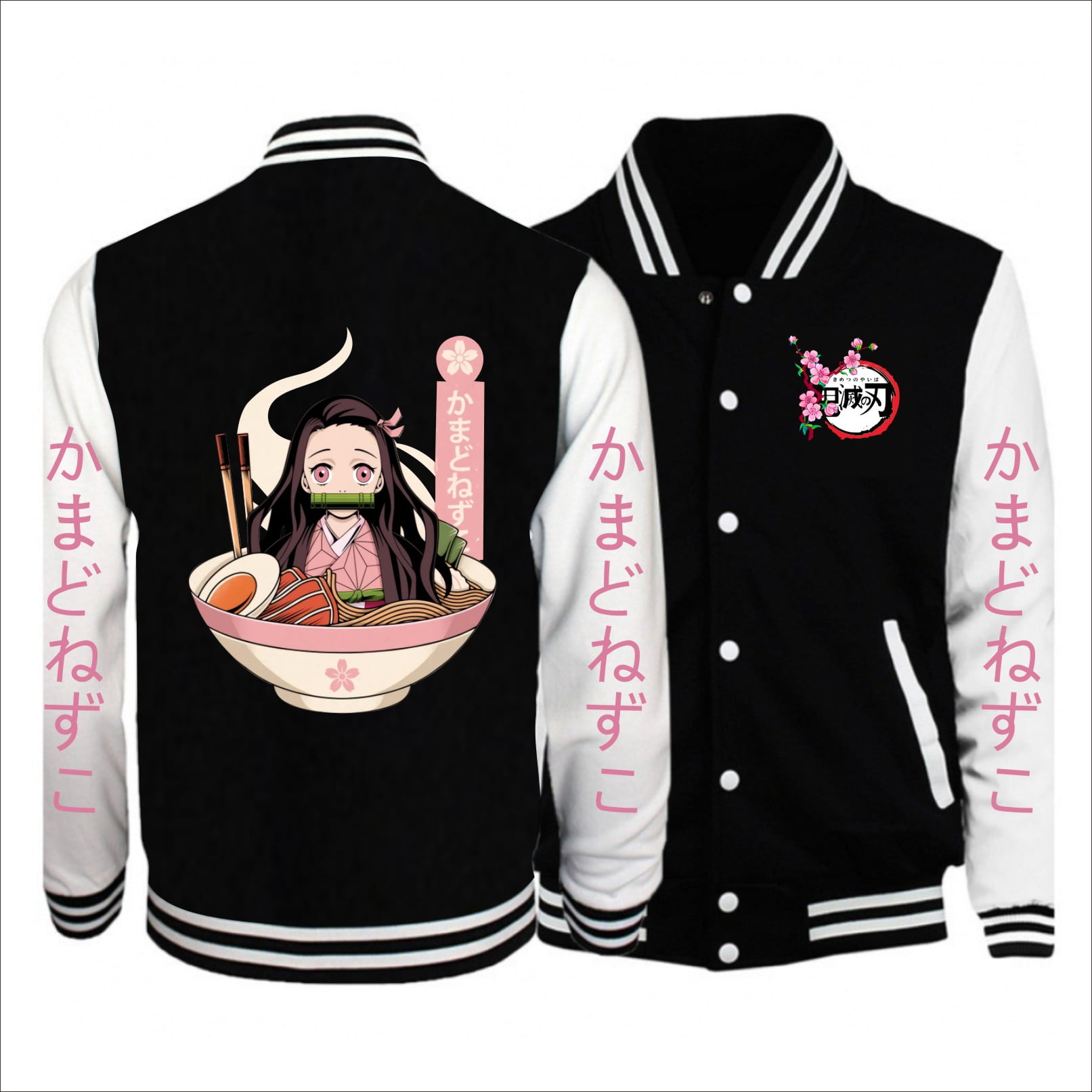 Duoxingbao Kamado Nezuko cardigan, Kyojuro Rengoku baseball jacket ...
