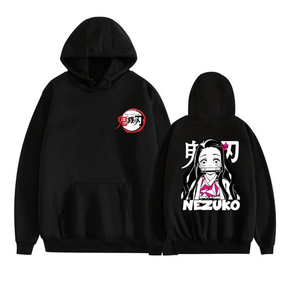 Duoxingbao New Demon Slayer Anime Print Fashion Couple Loose Pocket ...