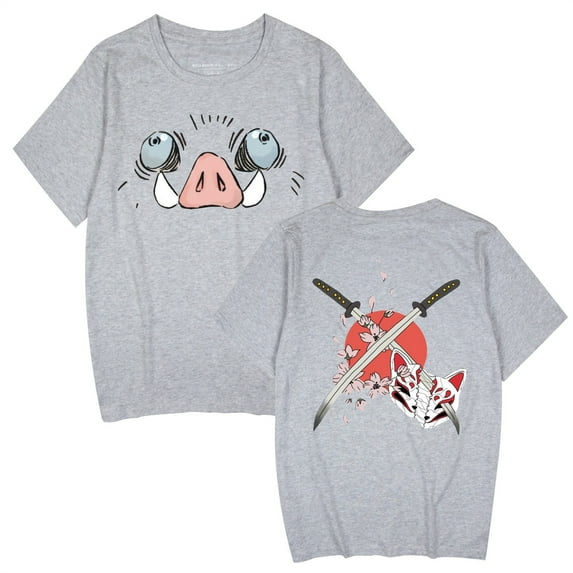 Duoxingbao New Demon Slayer T-shirt street style for both men and women ...