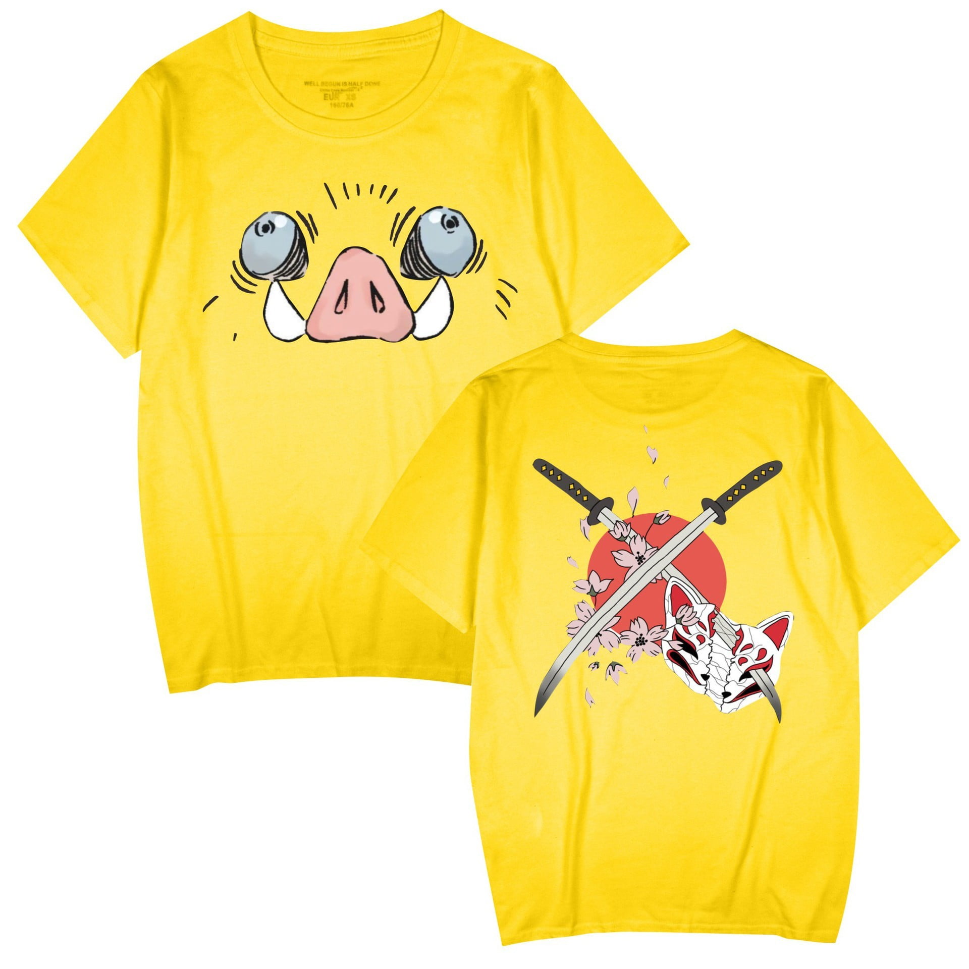 Duoxingbao New Demon Slayer T-shirt street style for both men and women ...