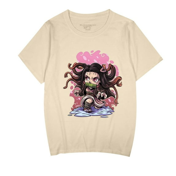Duoxingbao New Demon Slayer series printed loose-fitting trendy crew ...
