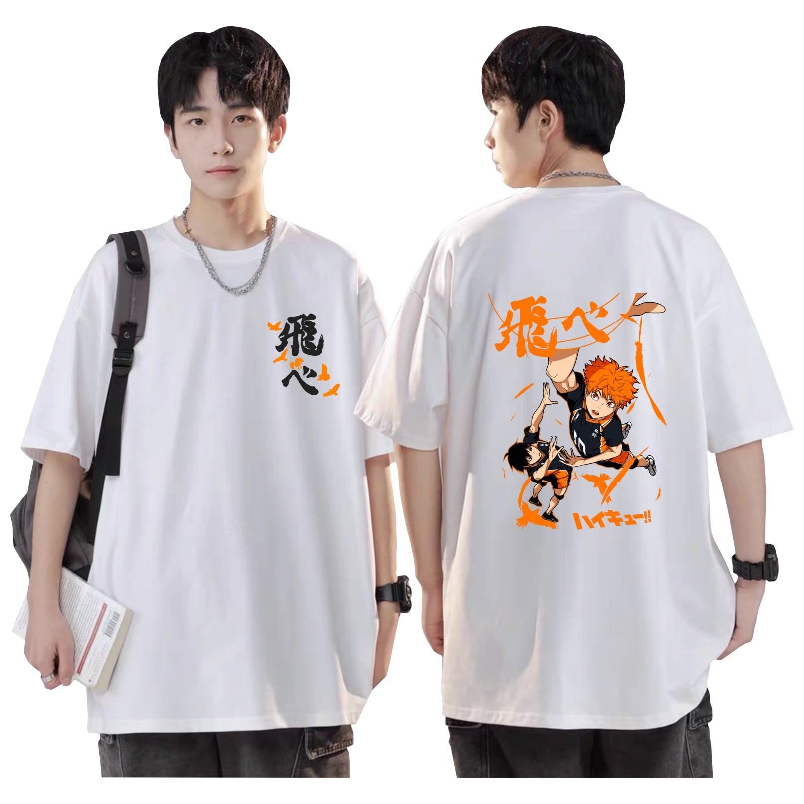 Duoxingbao New Haikyuu Volleyball Boys Summer Short-sleeved T-shirts ...