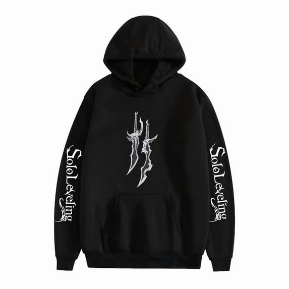 Duoxingbao New Solo Leveling Cartoon Print Fashion Loose Sweatshirt ...