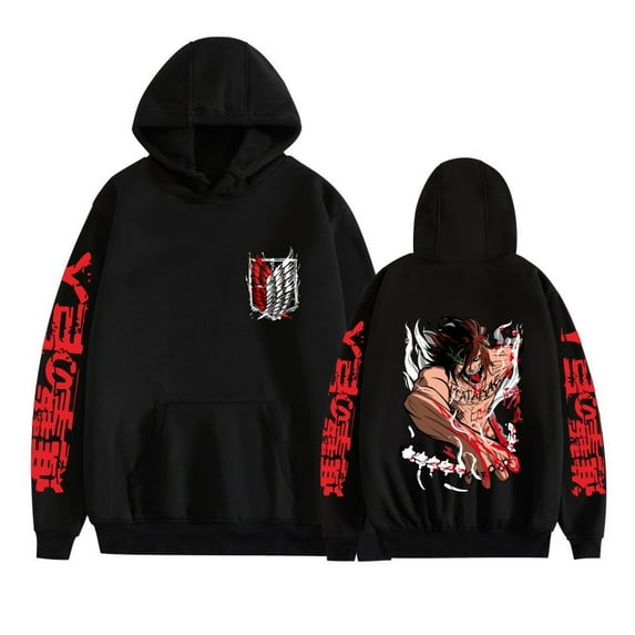 Duoxingbao New cross-border ATTACK ON TITAN cotton hooded sweatshirt ...