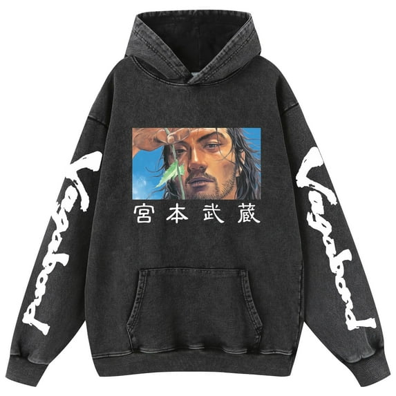 Duoxingbao New cross-border style washed distressed retro hoodie ...