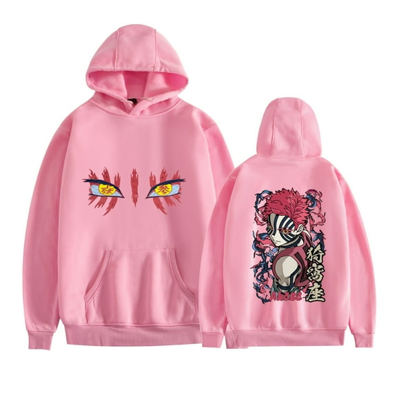 Duoxingbao Popular anime Demon Slayer Red Sleeve Hoodie Long-Sleeve ...