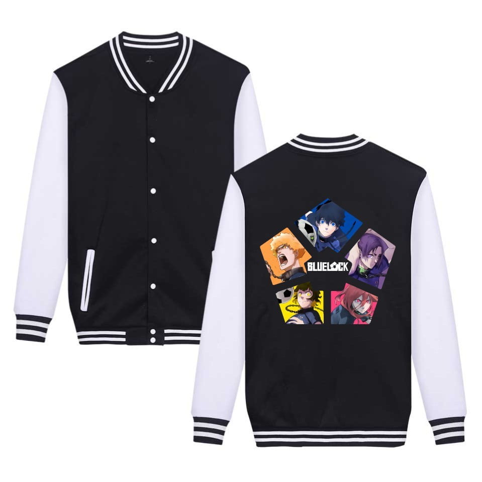 Duoxingbao Spring and Autumn Hoodie Jacket BLUE LOCK Blue Prison Print ...