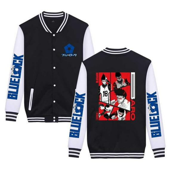 Duoxingbao Spring and Autumn Hoodie Jacket BLUE LOCK Blue Prison Print ...