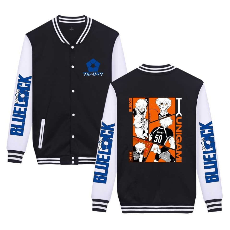Duoxingbao Spring and Autumn Hoodie Jacket BLUE LOCK Blue Prison Print ...
