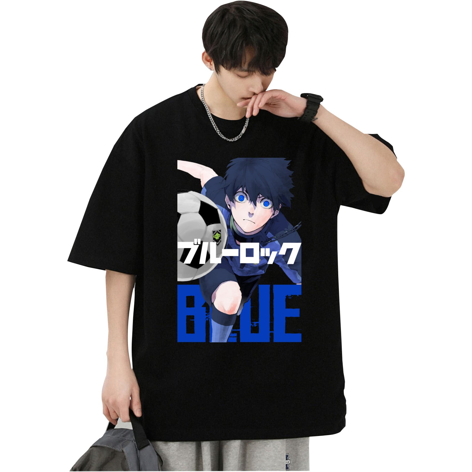 Duoxingbao Summer new short-sleeved cartoon Blue Lock T-shirt men's and ...