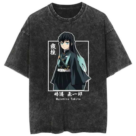 Duoxingbao Washed Japanese retro anime Demon Slayer couple short ...