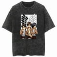 Duoxingbao Washed T-shirt cross-border ATTACK ON TITAN merchandise ...