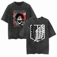 Duoxingbao Washed T-shirt cross-border ATTACK ON TITAN merchandise ...