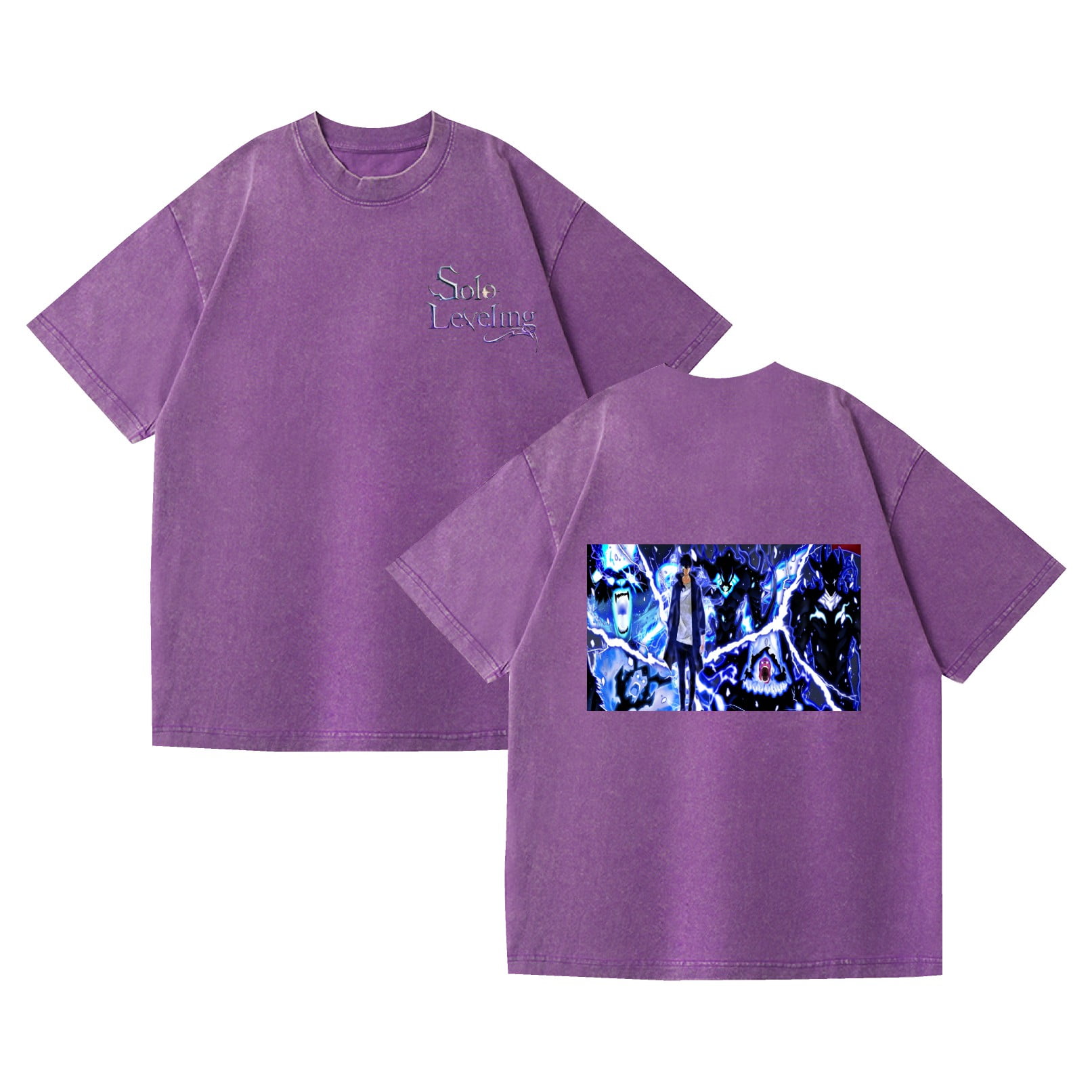 Duoxingbao Washed couple short sleeves I upgrade solo Leveling alone ...