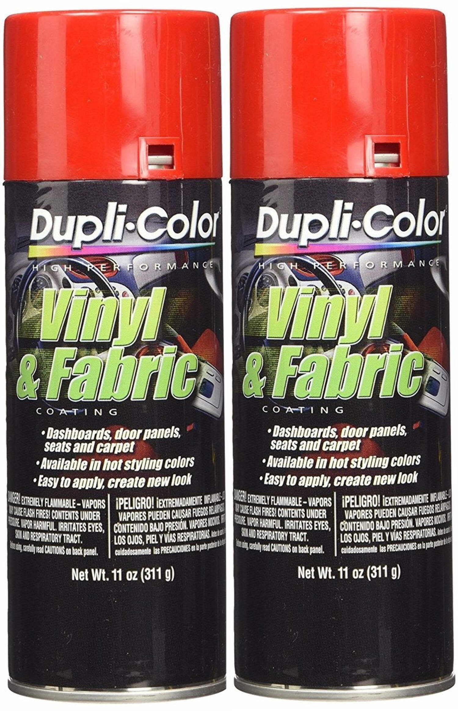 Dupl HVP100 Red Vinyl & Fabric Coating 11 oz. Aerosol (2 Pack) â ...