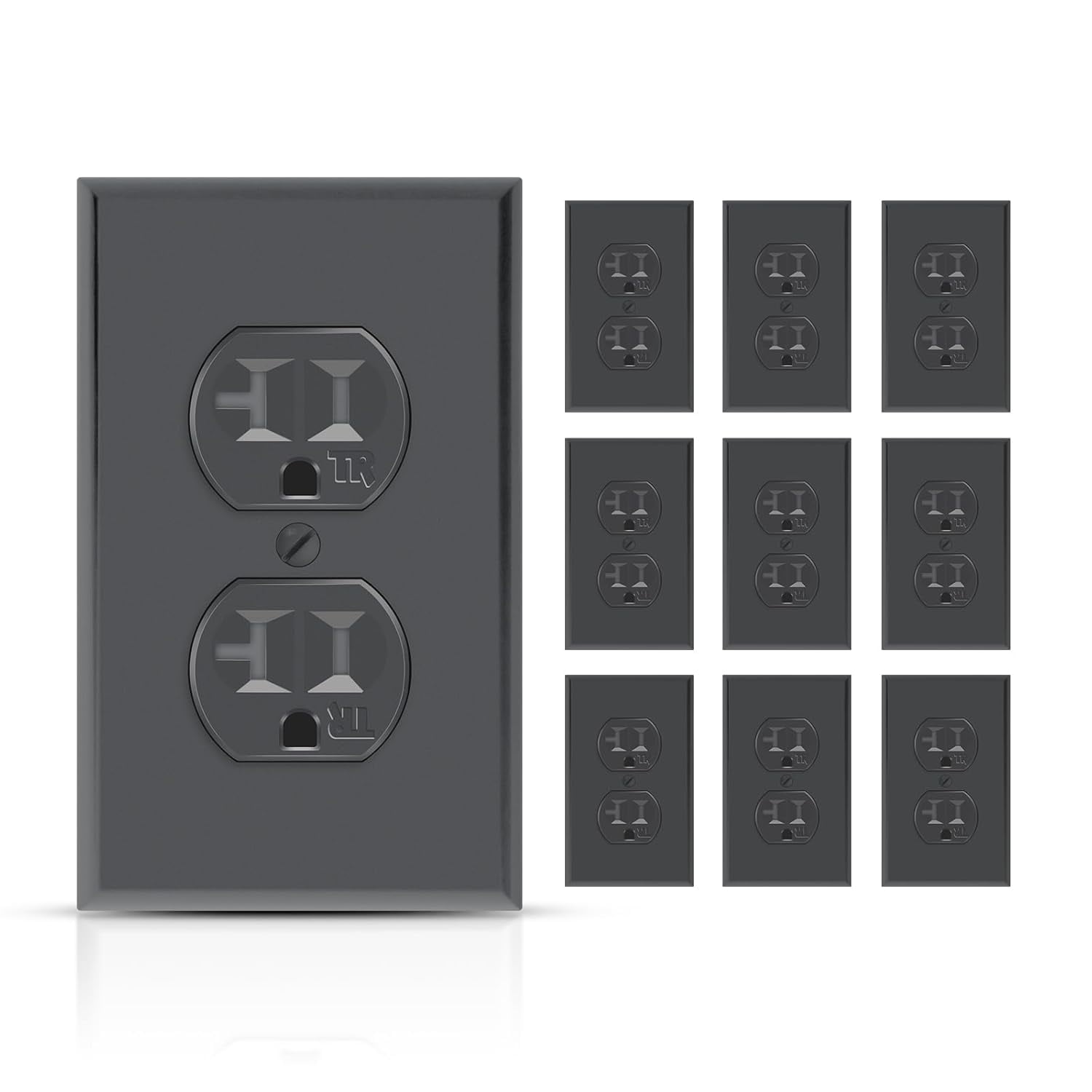 Duplex Electrical Outlets, Residential Grade Receptacle Outlet, 20Amp ...