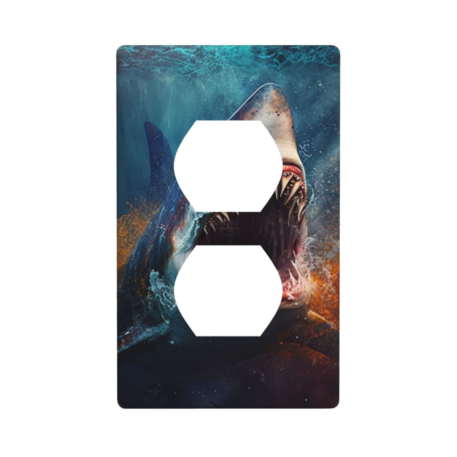 Duplex Light Switch Wall Plate 1-Gang Single Decorative Receptacle ...