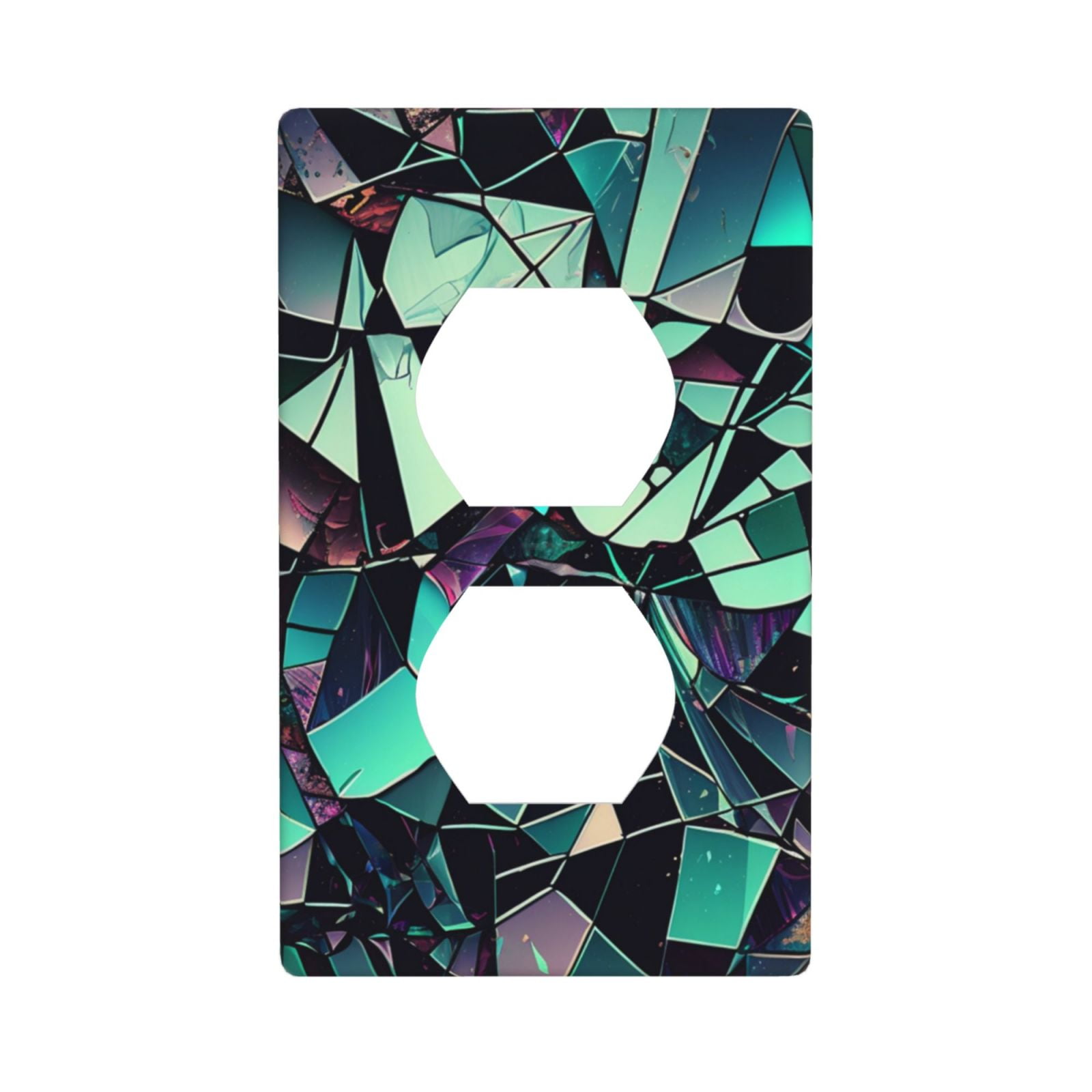 Duplex Light Switch Wall Plate 1-Gang Single Decorative Receptacle ...