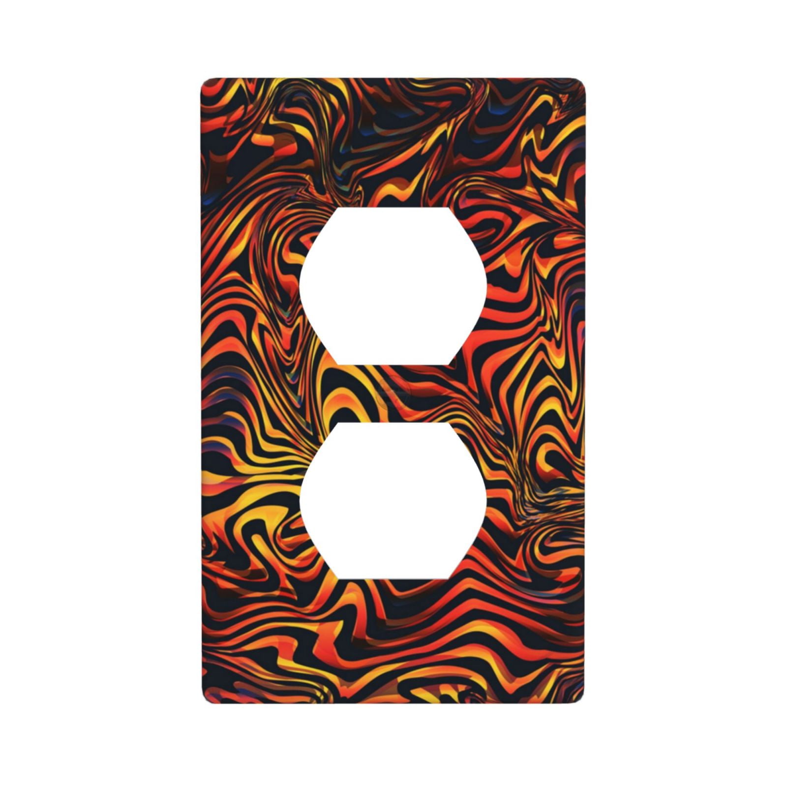 Duplex Light Switch Wall Plate 1-Gang Single Decorative Receptacle ...