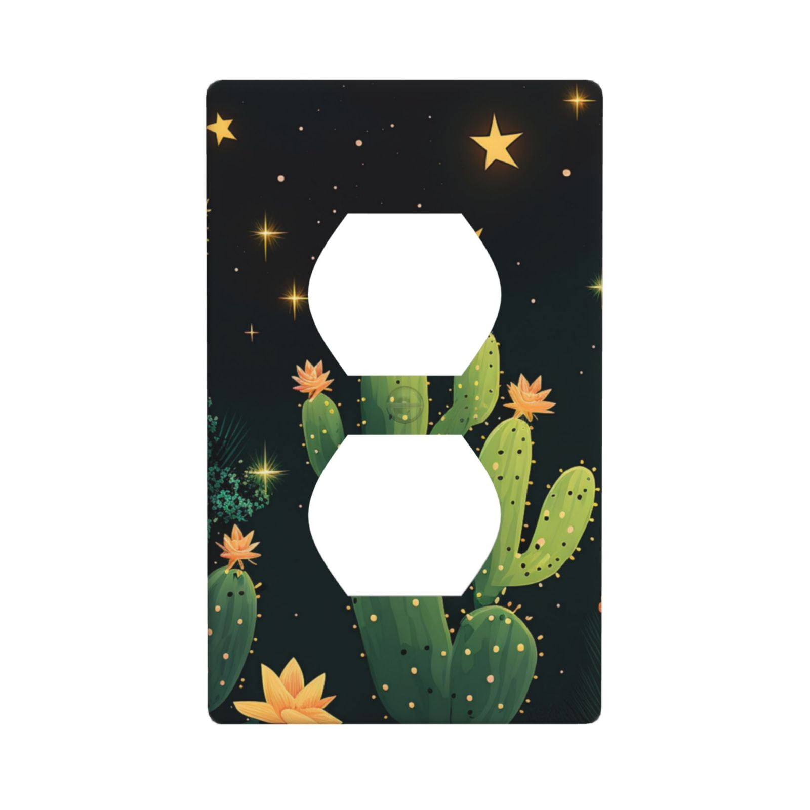 Duplex Light Switch Wall Plate 1-Gang Single Decorative Receptacle ...