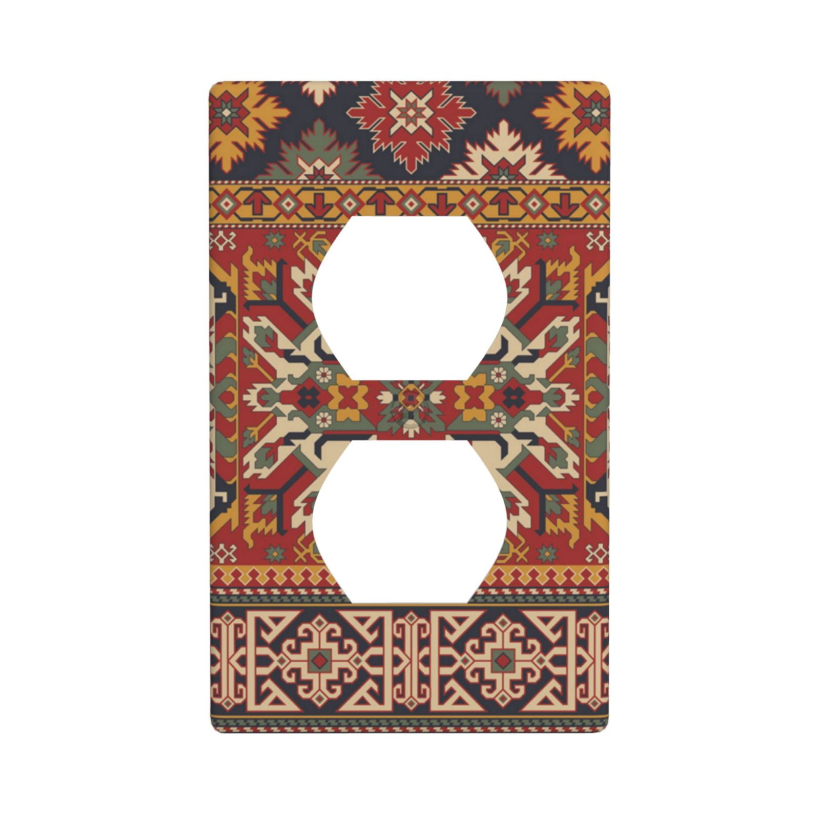 Duplex Light Switch Wall Plate 1-Gang Single Decorative Receptacle ...