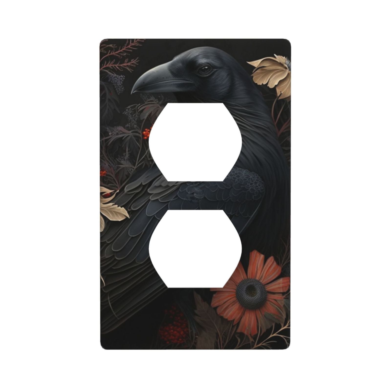 Duplex Light Switch Wall Plate 1-Gang Single Decorative Receptacle ...