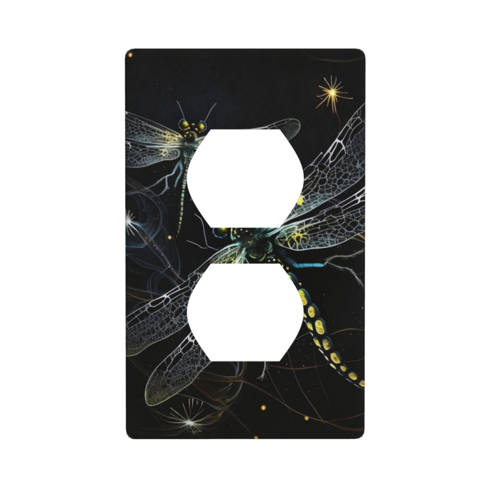 Duplex Light Switch Wall Plate 1-Gang Single Decorative Receptacle ...