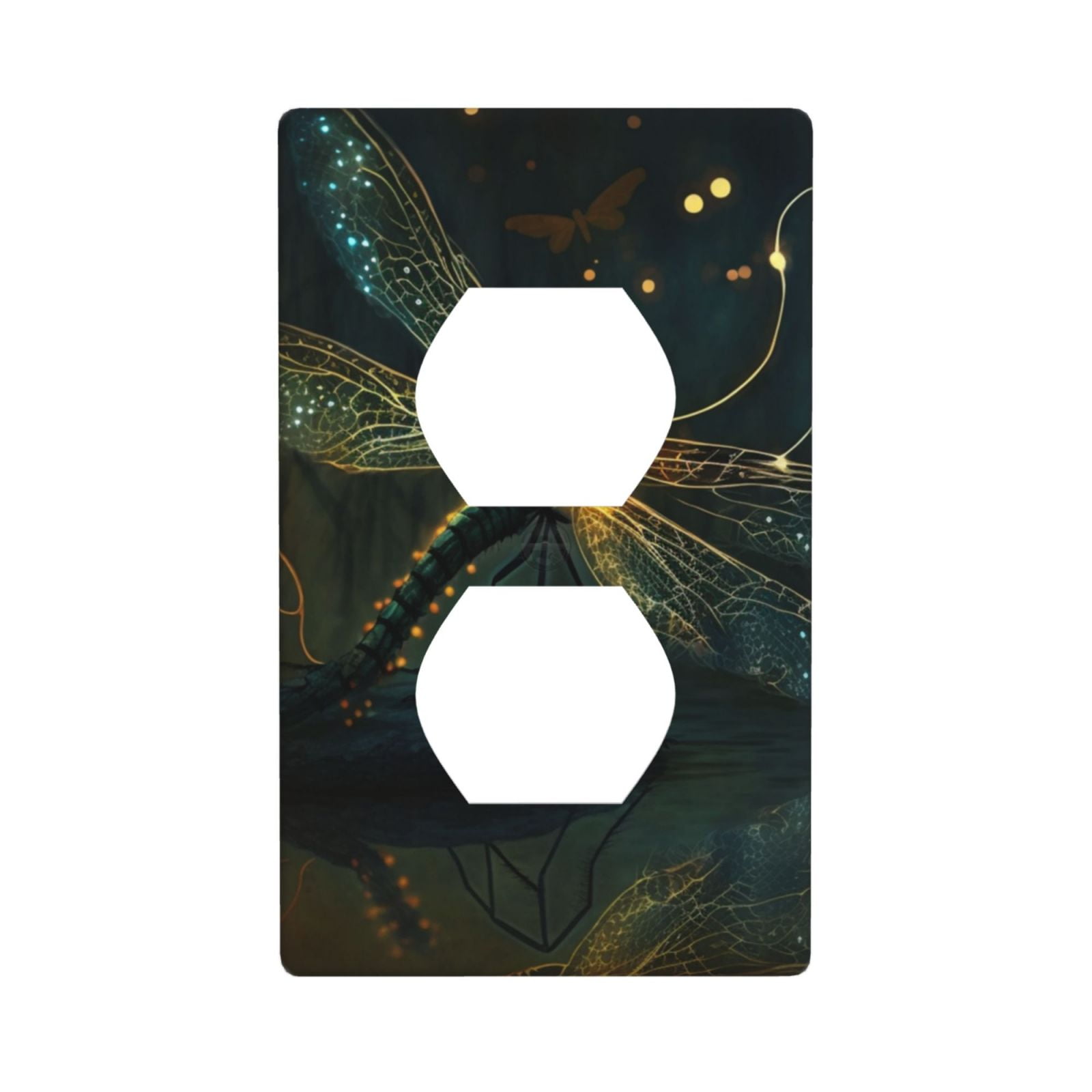 Duplex Light Switch Wall Plate 1-Gang Single Decorative Receptacle ...