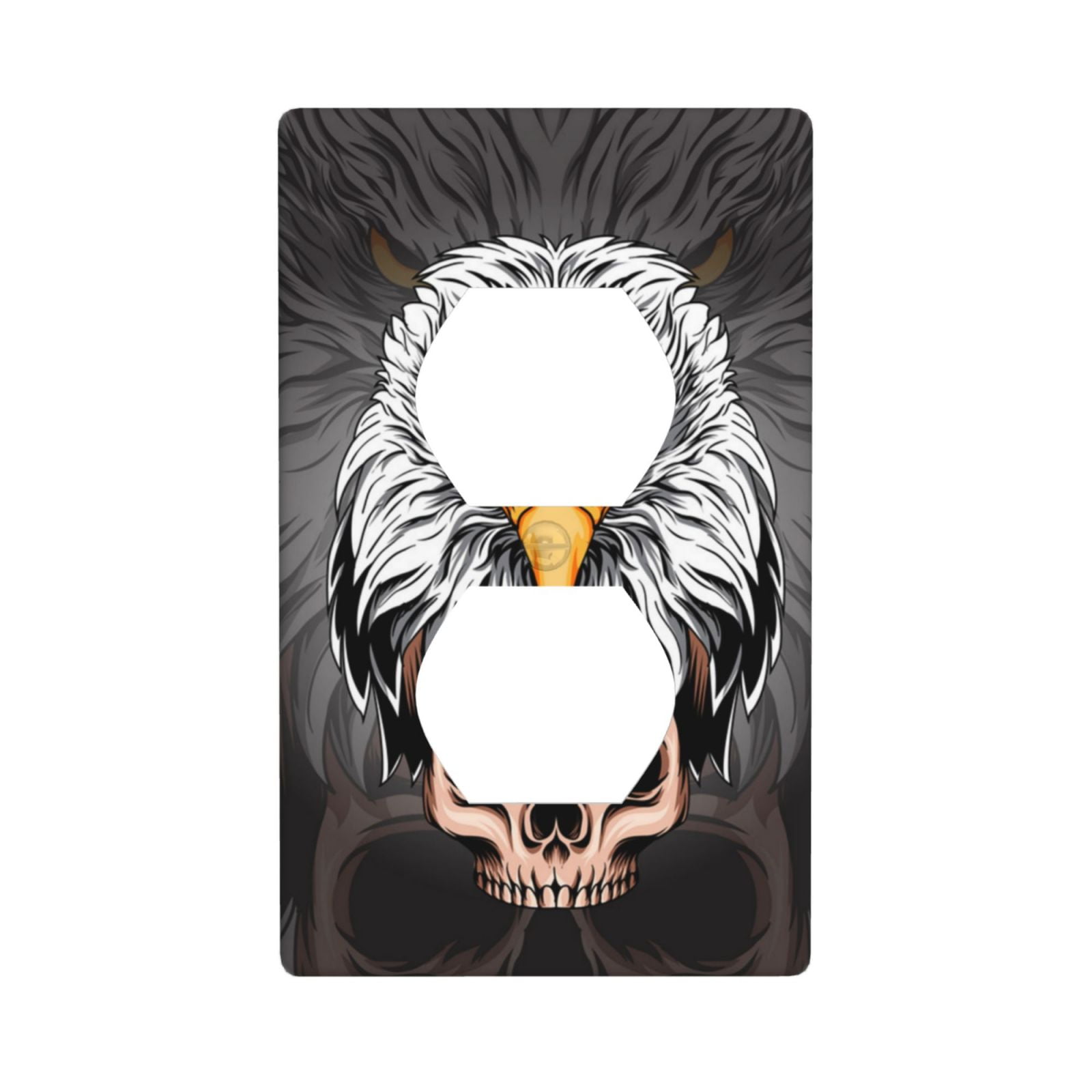 Duplex Light Switch Wall Plate 1-Gang Single Decorative Receptacle ...