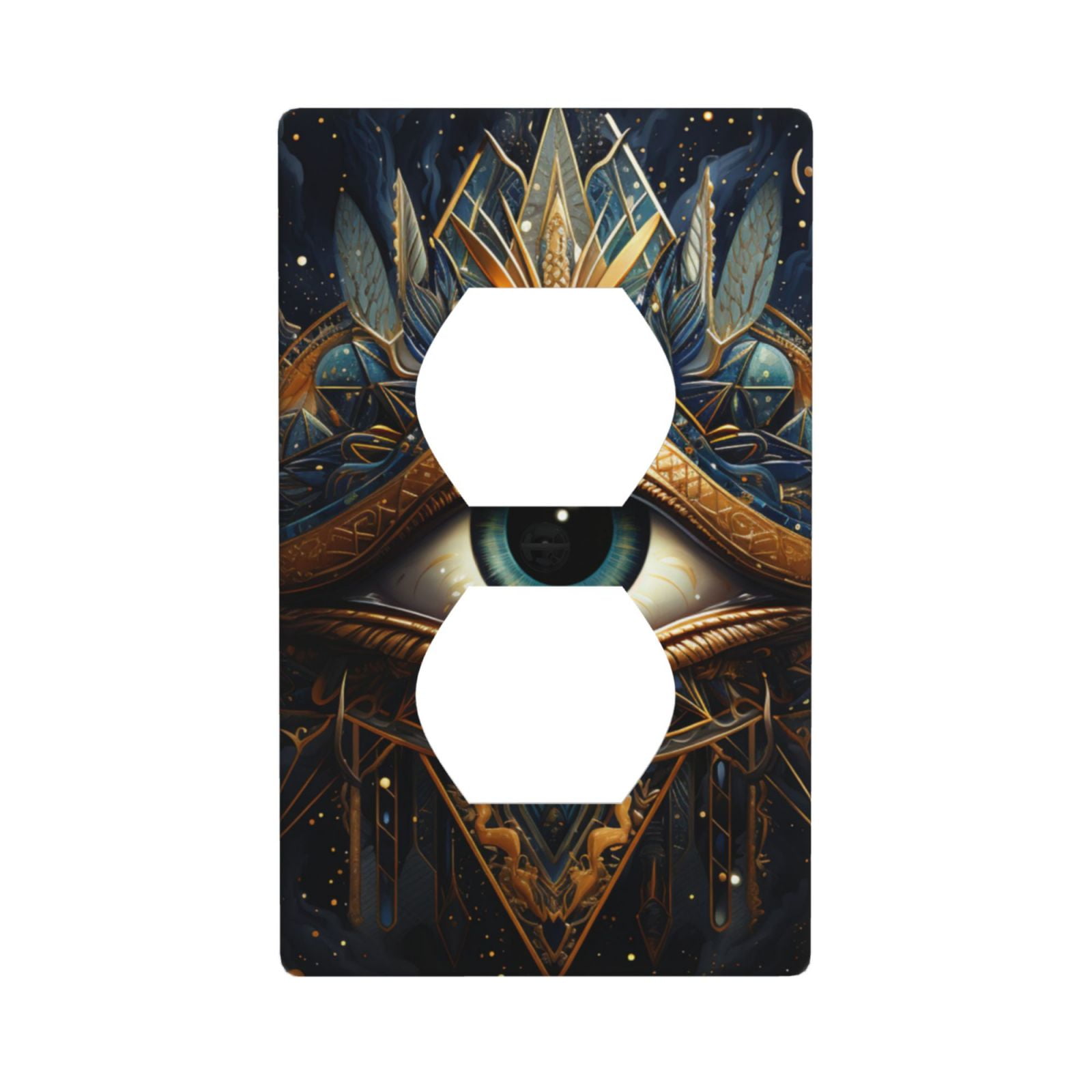 Duplex Light Switch Wall Plate 1-Gang Single Decorative Receptacle ...