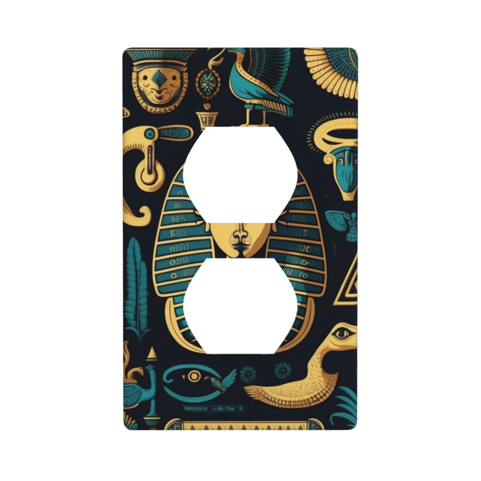 Duplex Light Switch Wall Plate 1-Gang Single Decorative Receptacle ...