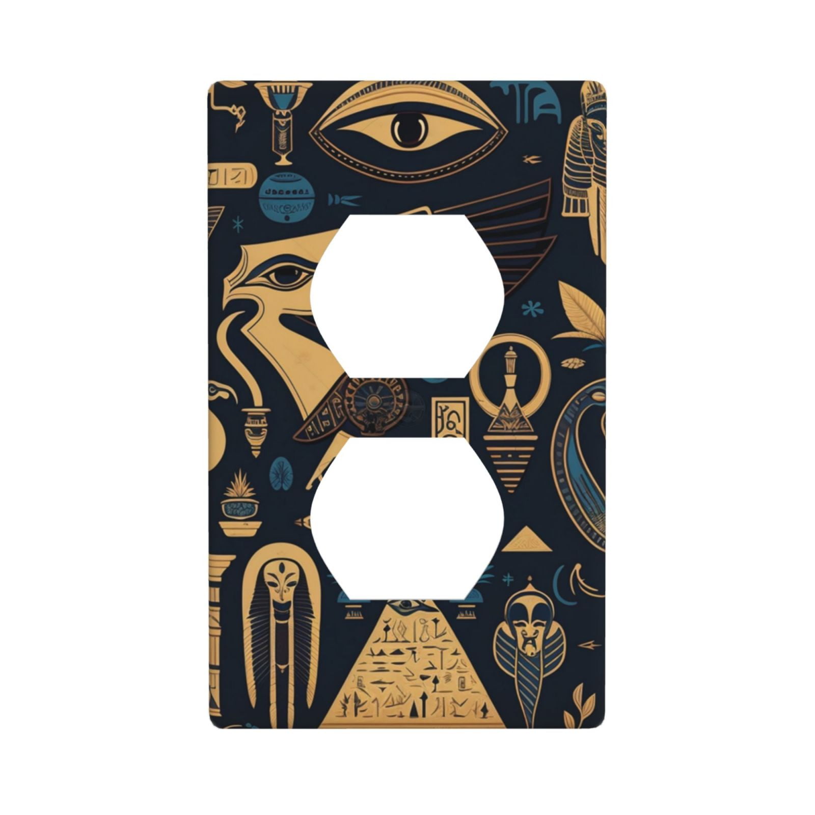 Duplex Light Switch Wall Plate 1-Gang Single Decorative Receptacle ...