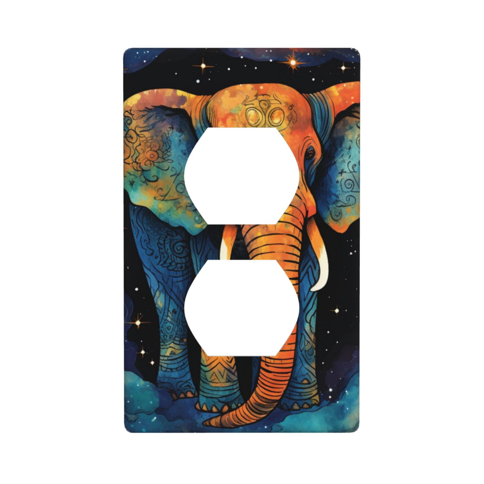 Duplex Light Switch Wall Plate 1-Gang Single Decorative Receptacle ...