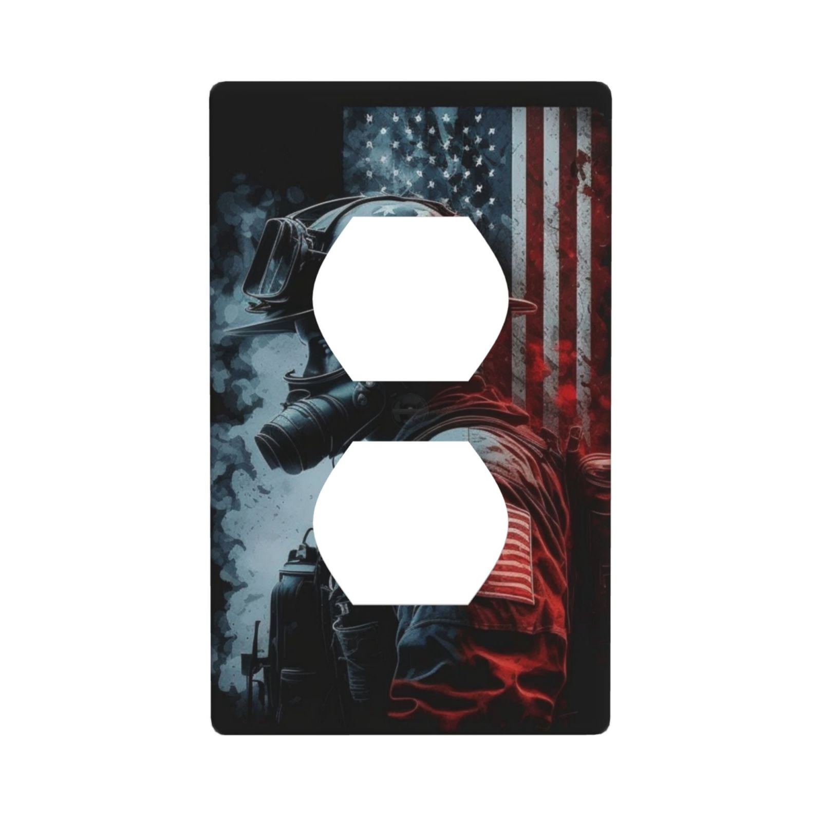 Duplex Light Switch Wall Plate 1-Gang Single Decorative Receptacle ...