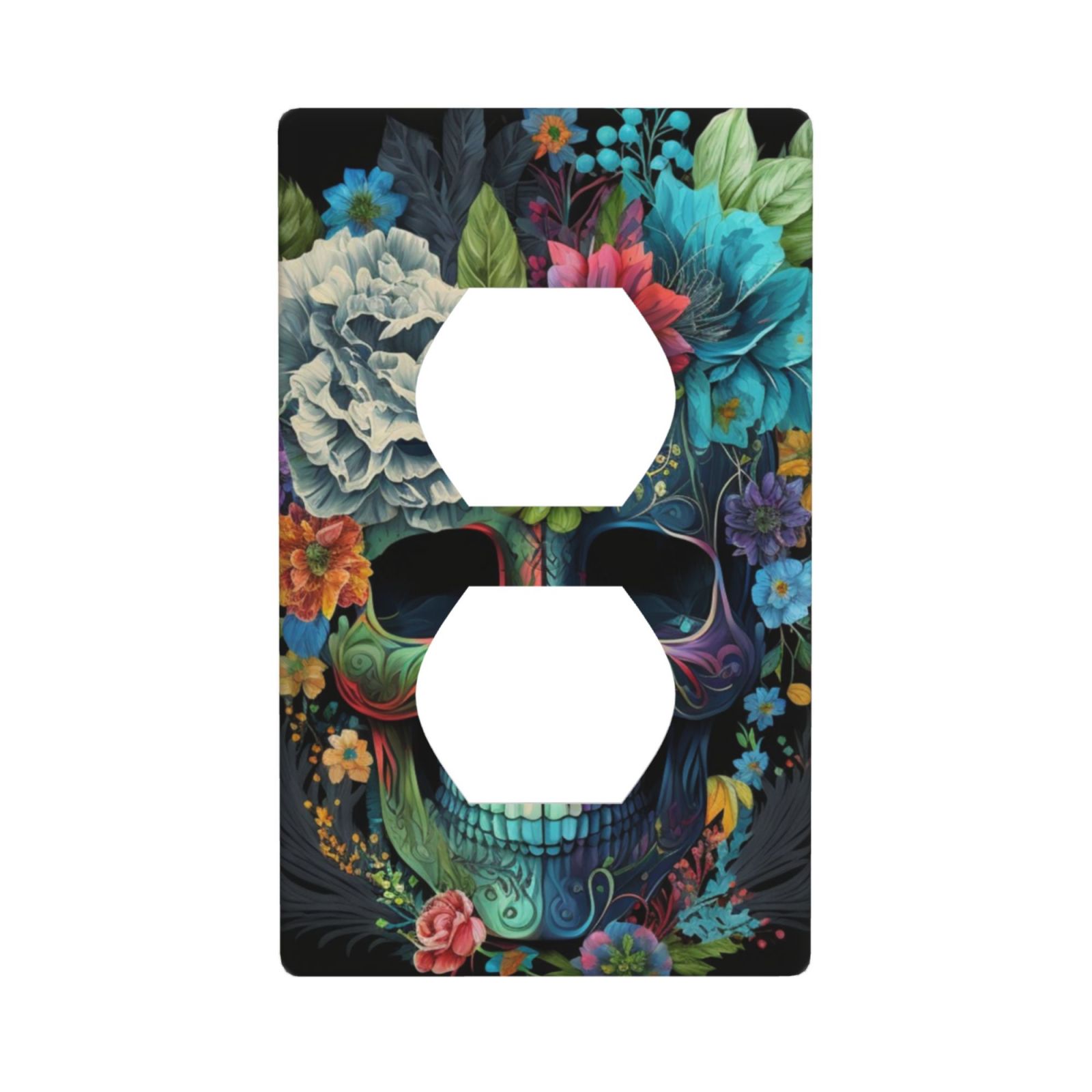 Duplex Light Switch Wall Plate 1-Gang Single Decorative Receptacle ...