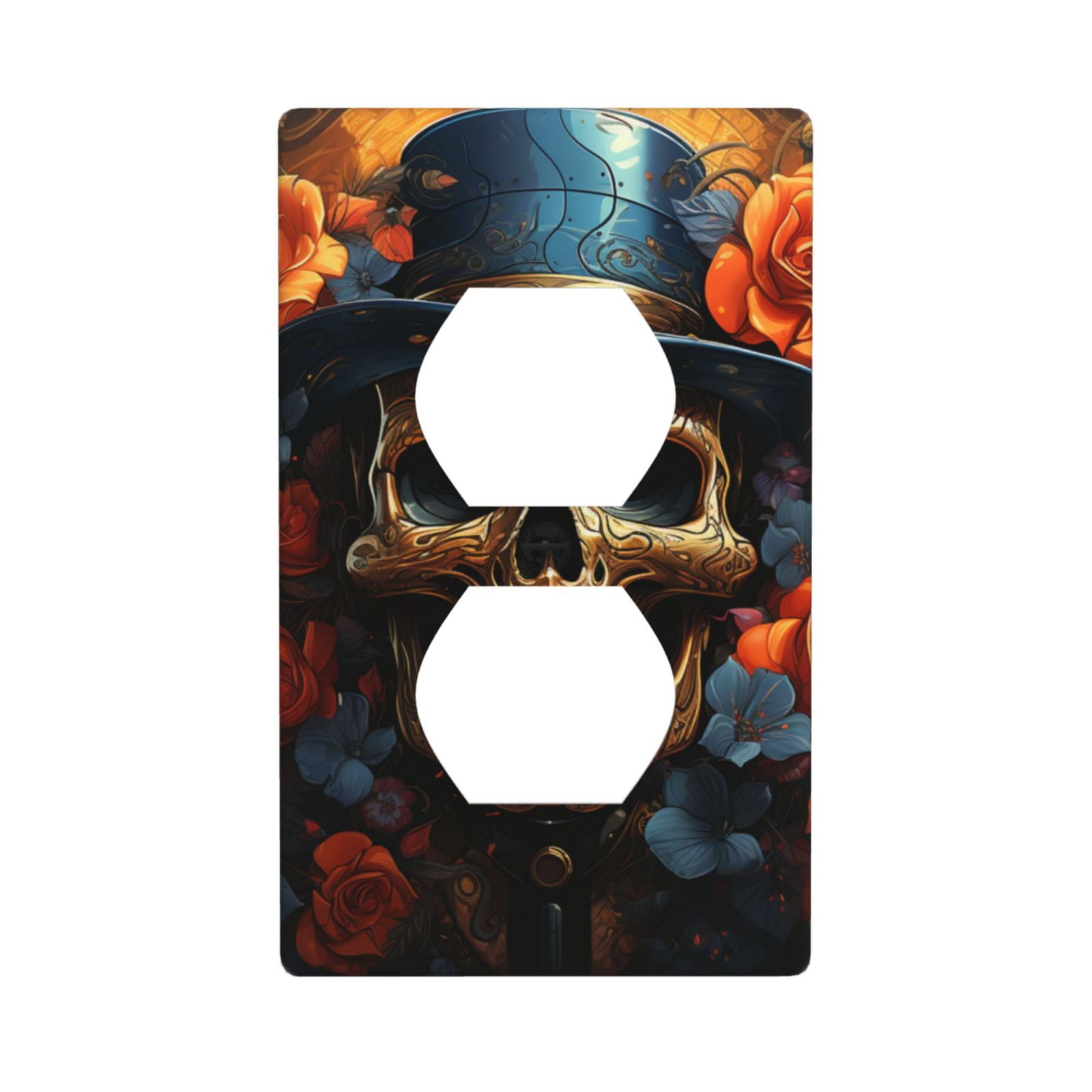 Duplex Light Switch Wall Plate 1-Gang Single Decorative Receptacle ...