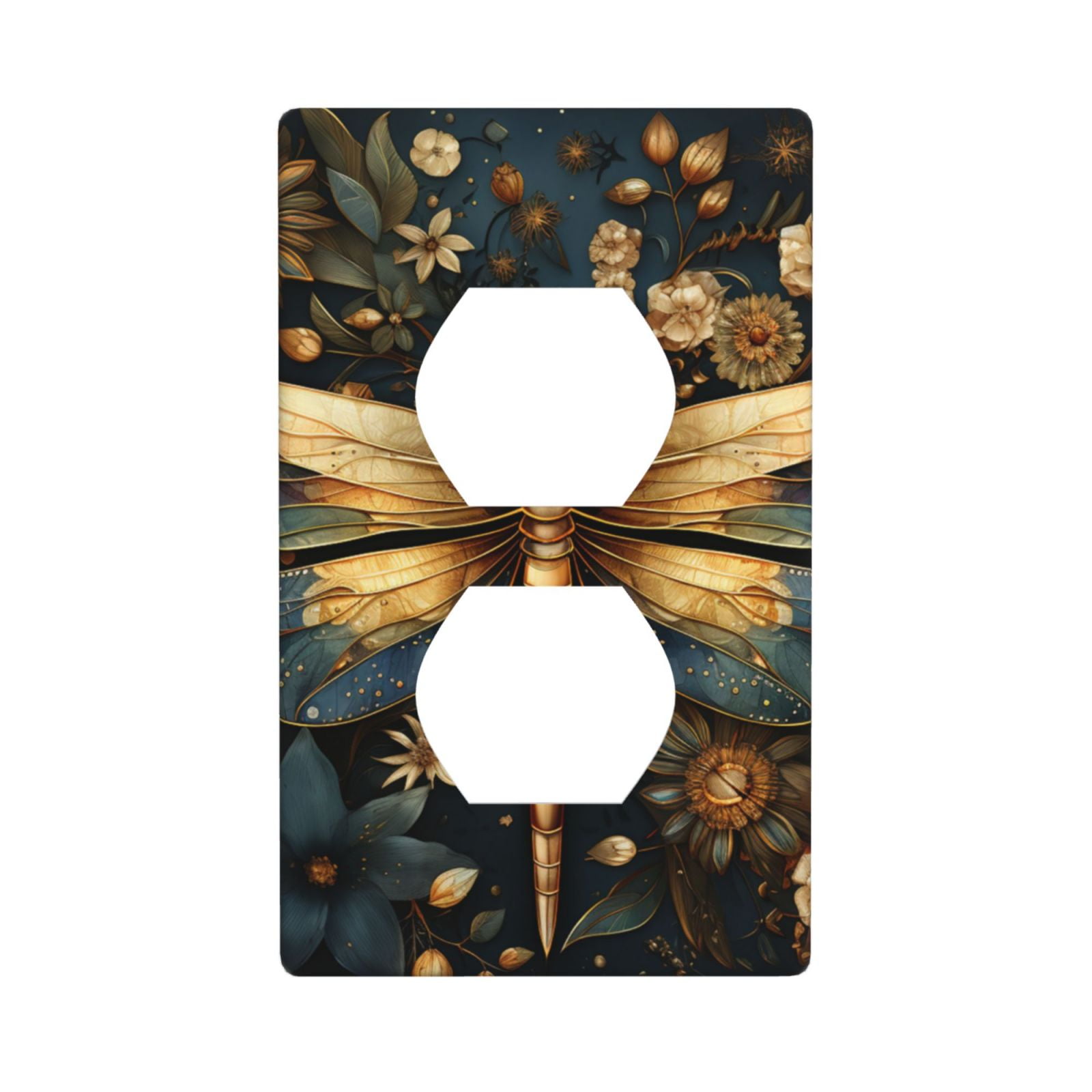 Duplex Light Switch Wall Plate 1-Gang Single Decorative Receptacle ...