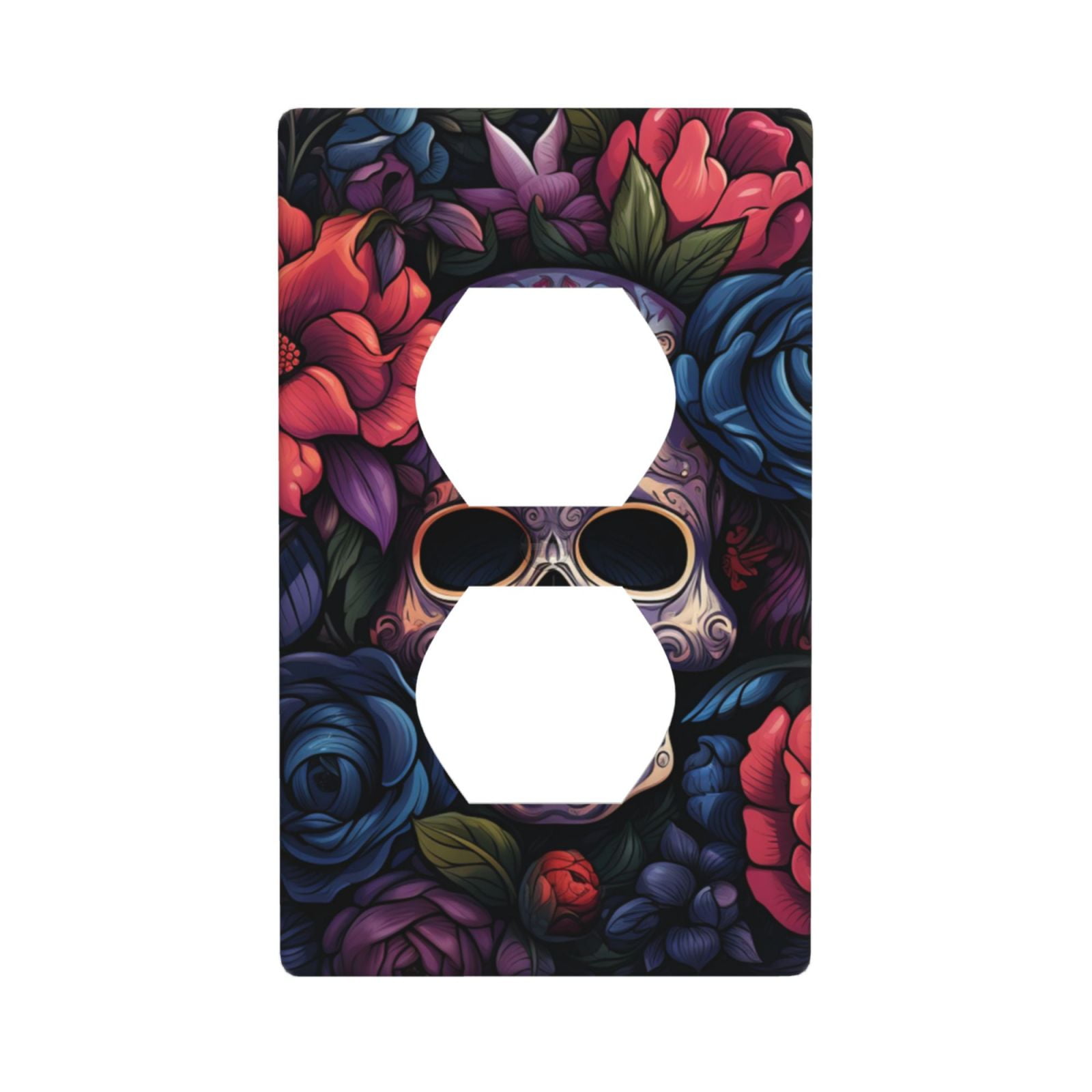 Duplex Light Switch Wall Plate 1-Gang Single Decorative Receptacle ...