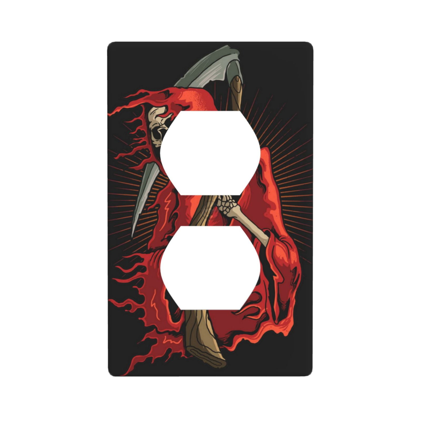 Duplex Light Switch Wall Plate 1-Gang Single Decorative Receptacle ...