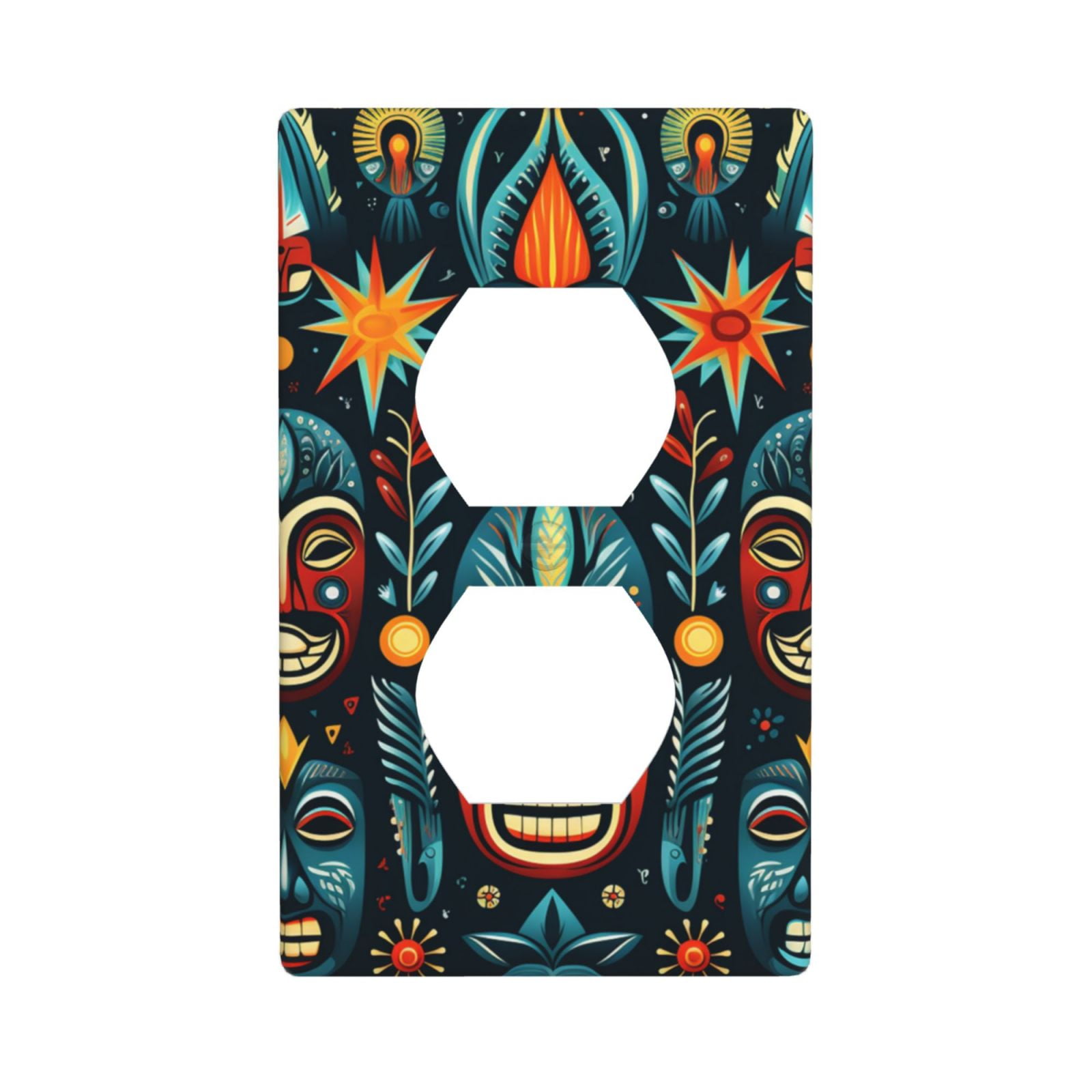 Duplex Light Switch Wall Plate 1-Gang Single Decorative Receptacle ...