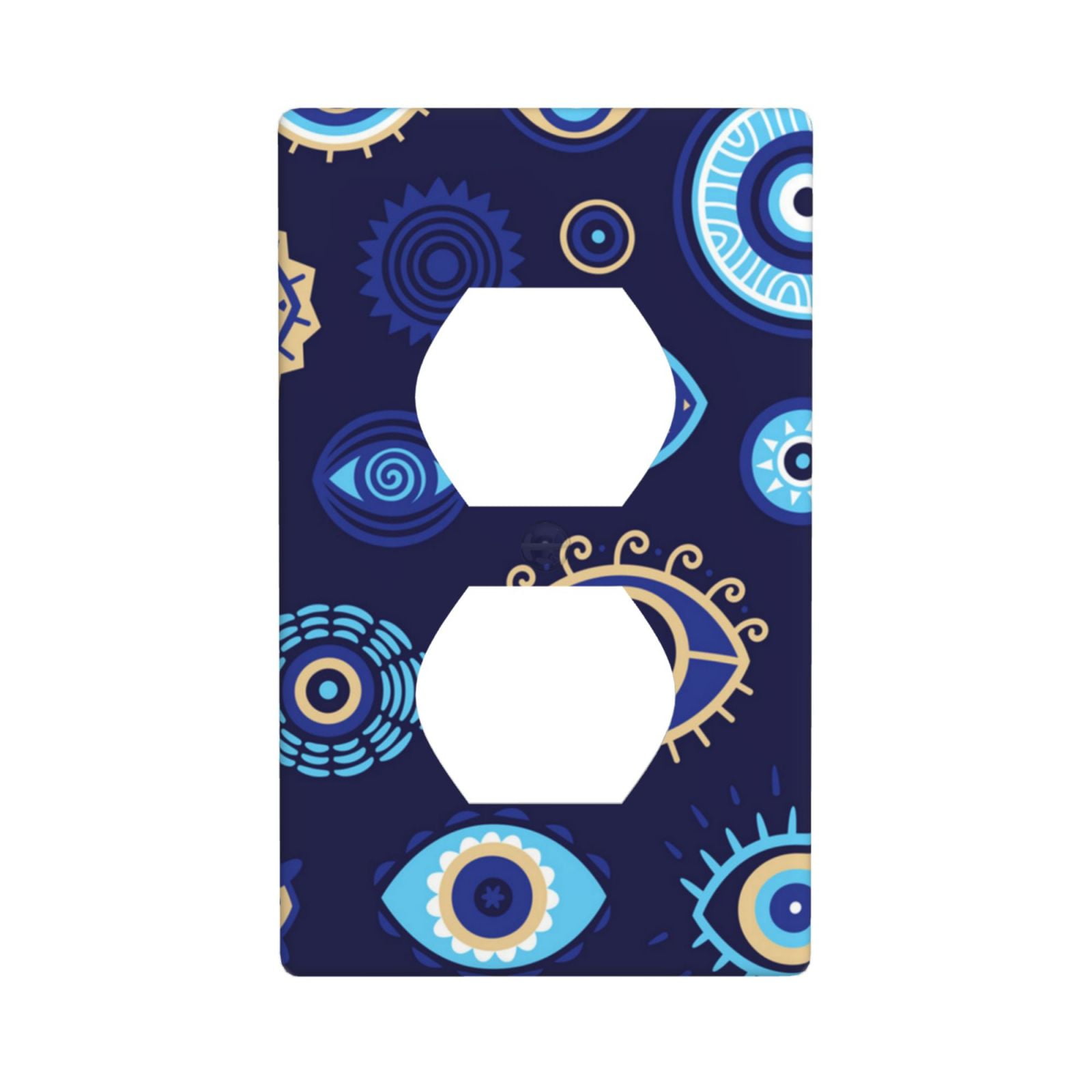 Duplex Light Switch Wall Plate 1-Gang Single Decorative Receptacle ...